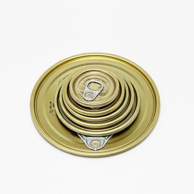 China 202# 300# Tinplate EOE Easy Open Lid For Tuna Fish Tin Cans for sale