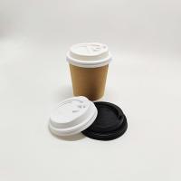 China Custom Logo Disposable Recycled Double Wall Paper Coffee Cups with Lids - Food Grade PE/PLA Coating, BSCI & ISO9001 Certified for sale