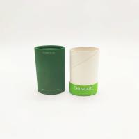 China Custom 2oz Oval Deodorant Stick Container White Cardboard Push Up Paper Tube for sale