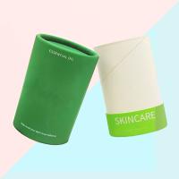 China Custom 2oz Oval Deodorant Stick Container White Cardboard Push Up Paper Tube for sale