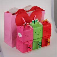 China Cake Gift Food Packaging Boxes Recycled Food Cupcake Folding Box With Handle for sale