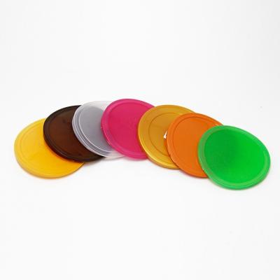 China Custom Color 99mm Plastic Lid PE Cover Dust Cap for Tin Paper Can 8g for sale