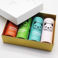 China Custom CMYK Paper Gift Box Rigid Cardboard PET Packaging 1-4mm Thickness for T-Shirts Food Cosmetics for sale