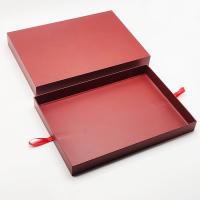 China Custom Rigid Cardboard Jewelry Gift Box with Hot Stamping - 2mm Grey Cardboard Construction & 500pcs MOQ for sale