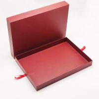 China Custom Rigid Cardboard Jewelry Gift Box with Hot Stamping - 2mm Grey Cardboard Construction & 500pcs MOQ for sale