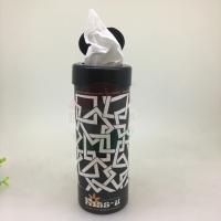 China Custom Cylinder Paper Can Packaging 83.3mm Diameter Travel Facial Tissues Box Heat Protection for sale