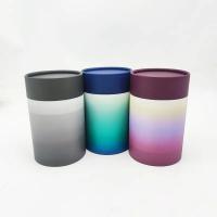 China Biodegradable Empty Paper Tea Tube For Food Cylinder Round Packaging for sale