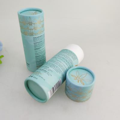 China Wholesale Recyclable Paper Cans 83.3mm Diameter Cardboard Perfume Essential Oil Container Paper Tube for sale