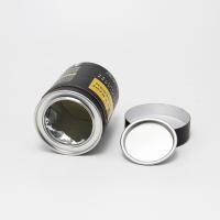 China Custom Printed Round Paper Tube Packaging with Metal Lid 16.8mm to 151.3mm Diameter for Food Snacks for sale