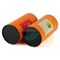 China Custom Printing A4 Paper Tube Container Cylinder Wine Packaging Gift Box With Plug Lid for sale