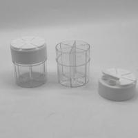 China 6 in 1 Spice Container 438ml PS Flip Dispenser Seasoning Shaker Can with FDA SGS Certification for sale