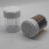 China 6 in 1 Spice Container 438ml PS Flip Dispenser Seasoning Shaker Can with FDA SGS Certification for sale