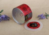 China Customized Aluminium Easy Open Lid Paper Food Can Packaging Non - Toxic for sale