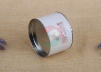 China Custom Kraft Paper Tube Packaging Cylinder White Spice Box with Silver Lid 50mm Diameter for sale