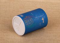 China Plastic Shaker Top Paper Composite Cans / Paper Canisters For Salt Packaging for sale