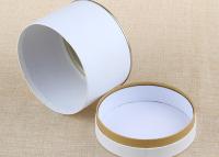 China Aluminum Bottom Composite Cans Round Cardboard Tubes For Food Packaging Biodegradable for sale