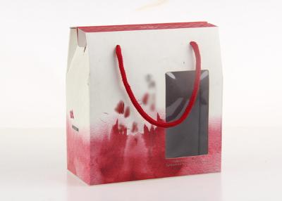 China Custom Printed Dumplings Recycled Paper Gift Boxes with Rope Handle - 300dpi Artwork & Custom Sizes for sale