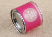 China Pink Metal Milk Lids Composite Paper Can For Seed / Crafts / for sale