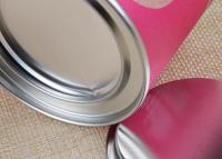 China Pink Metal Milk Lids Composite Paper Can For Seed / Crafts / for sale