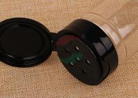 China 200ml Transparent PET Spice Bottle with Shaker Top - 56mm Diameter x 133mm Height, 280ml Capacity for sale