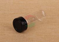 China Pepper Sifter Empty Clear Plastic Jars SGS Food Grade Spice Bottle for sale
