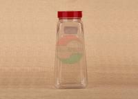 China Customized Size Recyclable PET Clear Pet Jars Spice Plastic Can With Screw Cap for sale