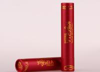 China Customized Gold Stamping Red Paper Tube Packaging for Eyelash Grower Tube Packing 20mm for sale