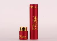 China Customized Gold Stamping Red Paper Tube Packaging for Eyelash Grower Tube Packing 20mm for sale