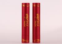 China Customized Gold Stamping Red Paper Tube Packaging for Eyelash Grower Tube Packing 20mm for sale