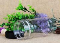 China Clear PET Plastic Cylinder Food Grade 720ml Container with Screw Lid for sale