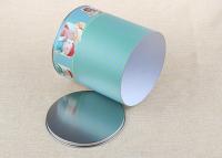 China Recyclable Food Aluminum Foil Liners Cylinder Paper Composite Cans Custom Diameter for sale