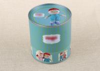 China Dolls Paper Composite Can Packaging Custom Labeling Cardboard Tube Packaging for sale