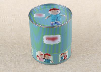China Dolls Paper Composite Can Packaging Custom Labeling Cardboard Tube Packaging for sale