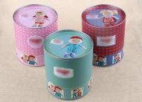 China Recyclable Food Aluminum Foil Liners Cylinder Paper Composite Cans Custom Diameter for sale