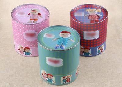 China Recyclable Food Aluminum Foil Liners Cylinder Paper Composite Cans Custom Diameter for sale
