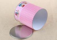 China Pink Food Grade Kraft Paper Composite Can with Aluminum Foil Liner 50mm Diameter for sale