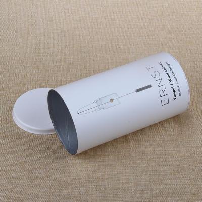 China Custom Paper Tube for Salt Packing with Plastic Cap 16mm to 150mm Diameter for sale