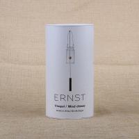 China Airtight Fork Packaging Tube Paper Composite Cans Plastic Cap Custom Printing for sale