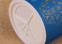 China Twist Lid Resealable Paper Tube Packaging 65mm x 160mm for Flavours for sale