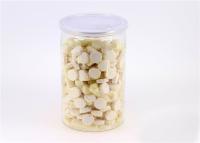 China Clear Plastic PET Easy Open Can 500ml Round Candy Tubes Packaging SGS Certificate for sale