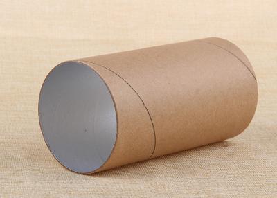 China FDA Approved Kraft Paper Composite Cans 100mm Diameter Easy Open Aluminum Lids for sale