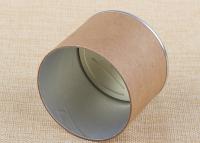 China Composite Aluminium Easy Open Paper Tube Packaging 52mm to 130mm with PE Plastic Cap Kraft Paper for sale