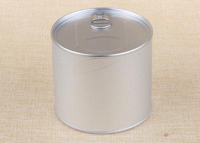 China Custom Printing Composite Paper Cans Packaging With Aluminium Easy Open End for sale