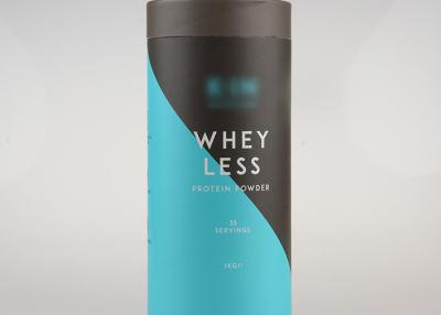 China Custom Printing Logo Paper Cans Packaging , Cardboard Paper Tube For Tea Packaging for sale