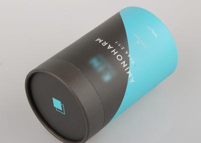 China Customized Plastic - Paper Composite Cans / Bottle Food Grade With Screw Cap for sale