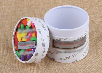 China Small Size Cardboard Paper Tube Packaging Rolled Edge For Candy QS Approval for sale