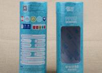 China 73mm Diameter Customized Paper Cans Packaging With Clear PVC Window QS Approval for sale