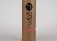 China Kraft Paper Tube Packaging 83mm x 247mm for T-Shirt Label Printing Gift Box for sale