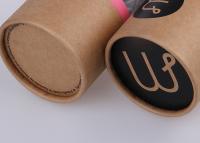 China Custom Kraft Paper Tube Packaging with Cardboard Body for Food Tea 80mm Diameter for sale