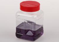 China Customized Screw Cap Clear Plastic Bottles With Plastic Lid For Food / Spice for sale